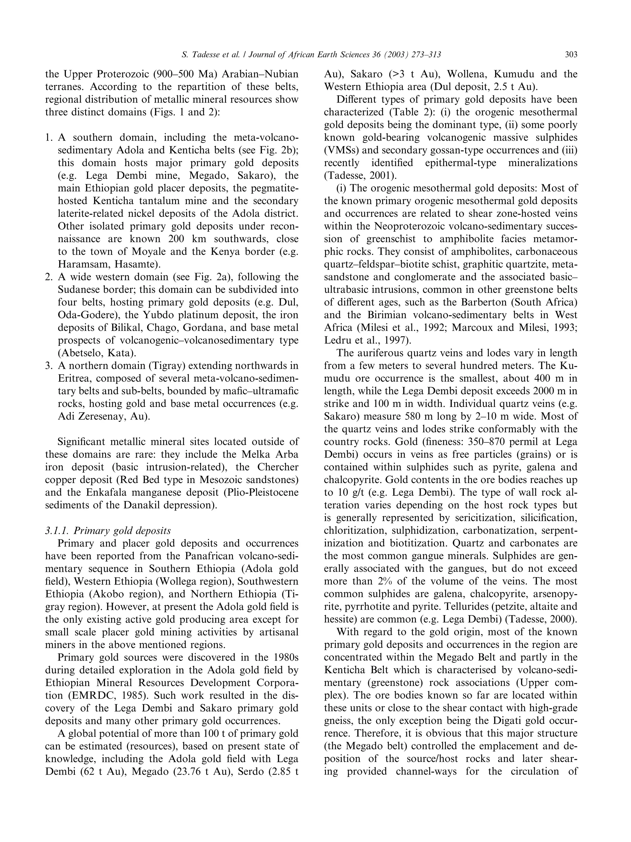 Mineral potentials of ethiopia | PDF