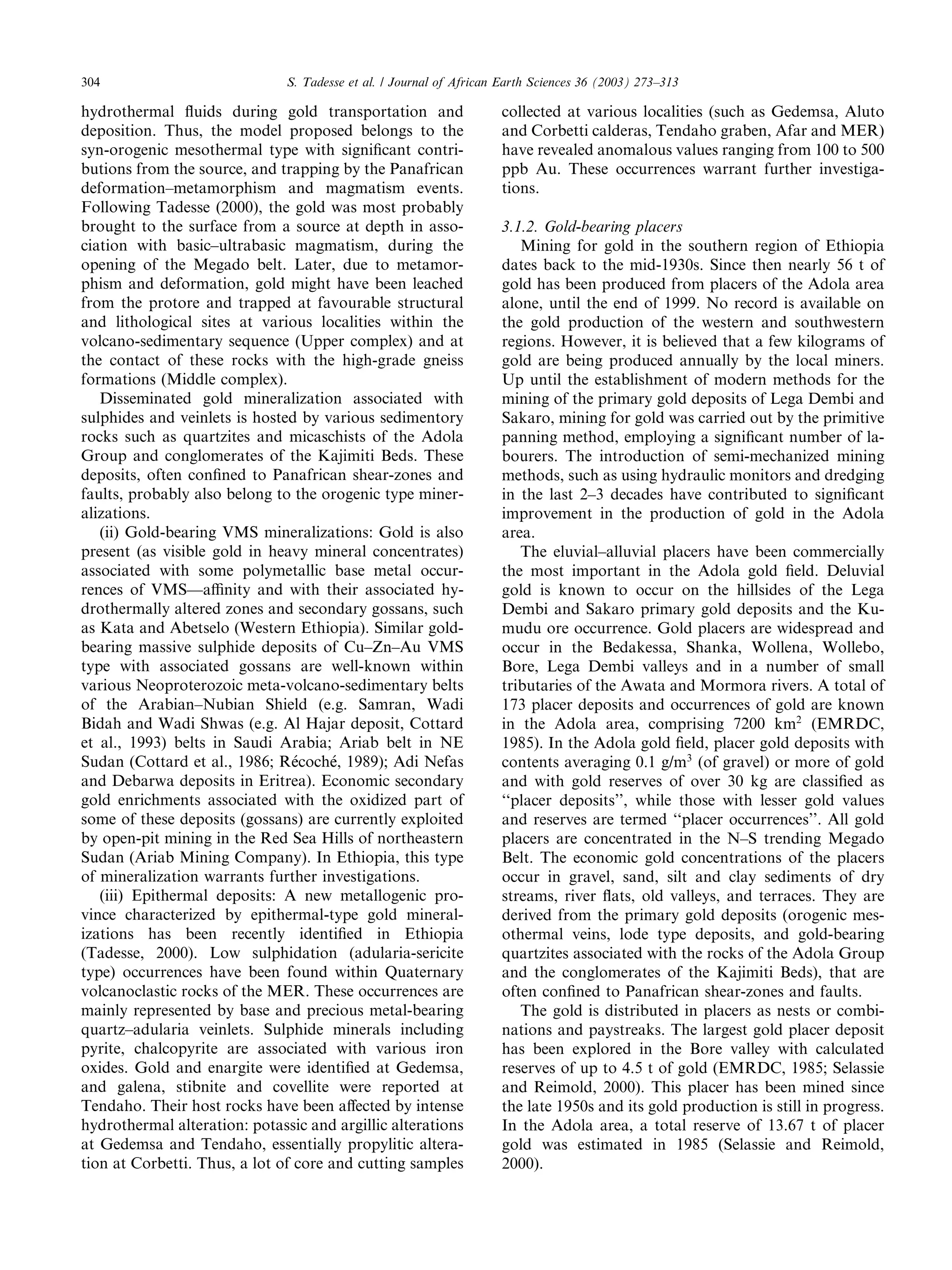Mineral potentials of ethiopia | PDF