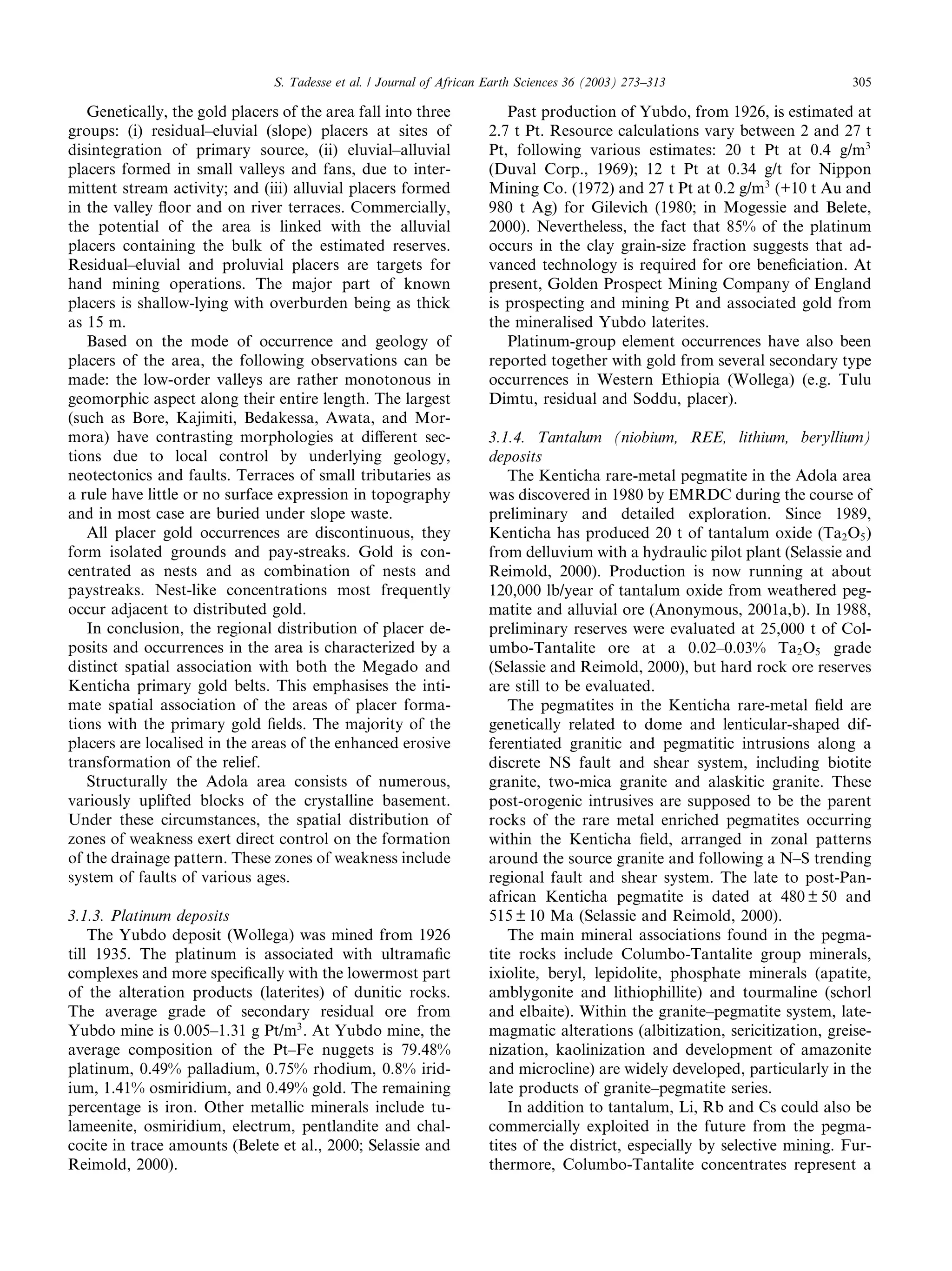 Mineral potentials of ethiopia | PDF