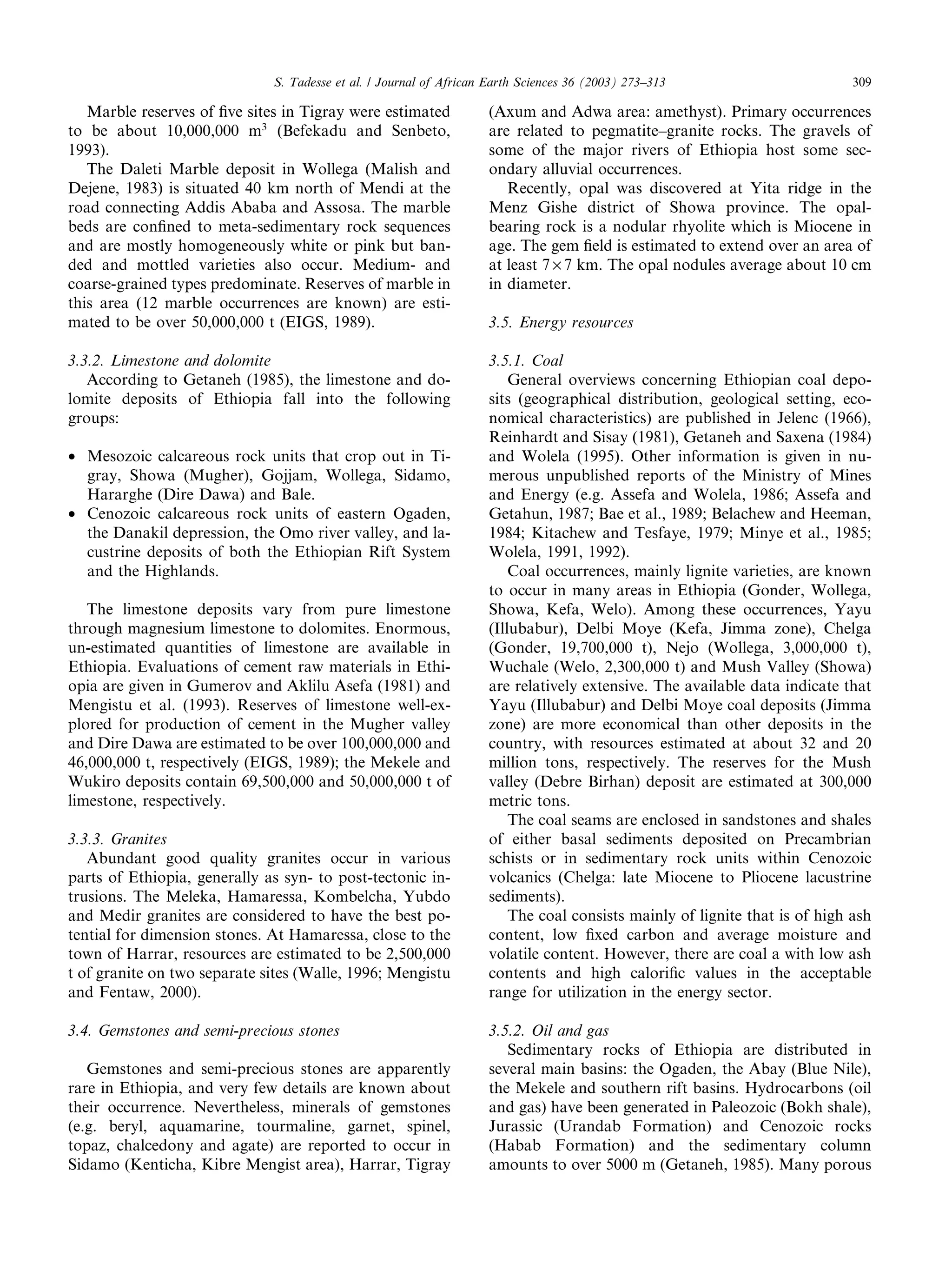 Mineral potentials of ethiopia | PDF