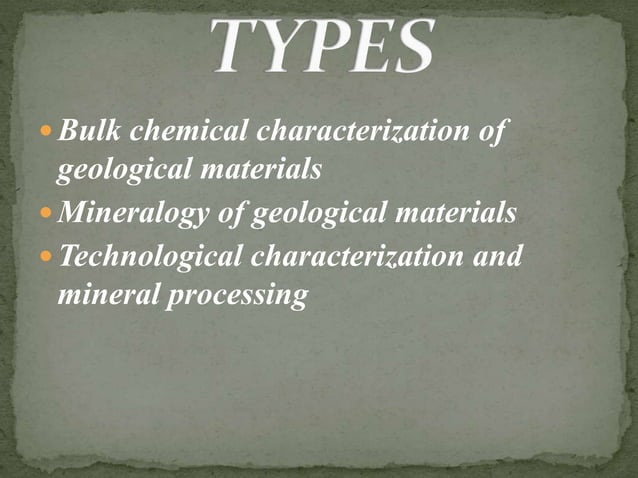 Mineral Processing Tech ppt.pptx | Chemistry | Science
