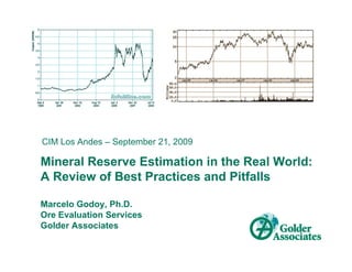 Mineral Reserve Estimation In The Real World | PDF