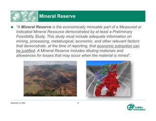 Mineral Reserve Estimation In The Real World | PDF