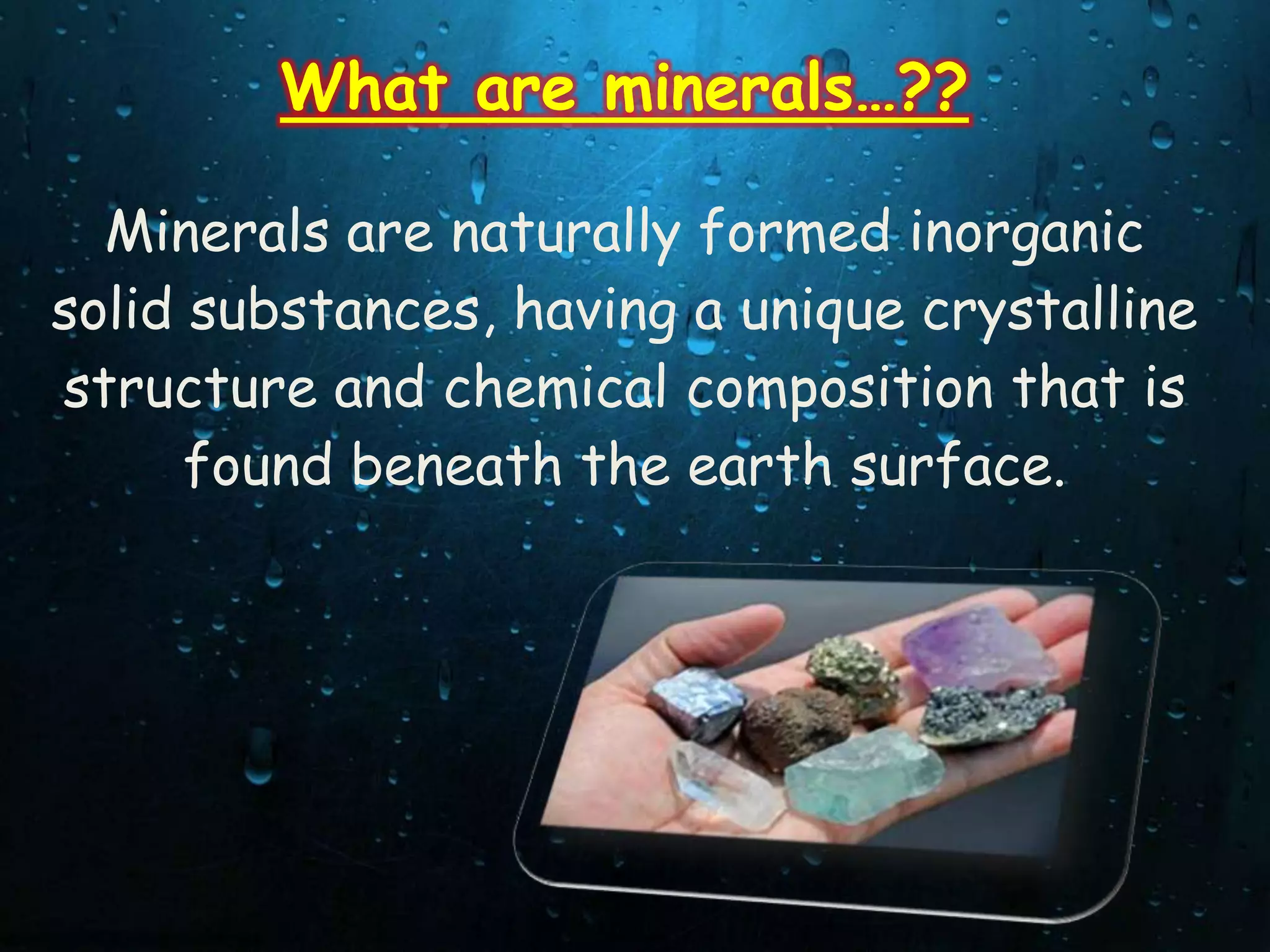 Mineral resource | PPTX