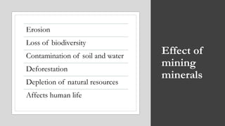 Mineral resources | PPTX