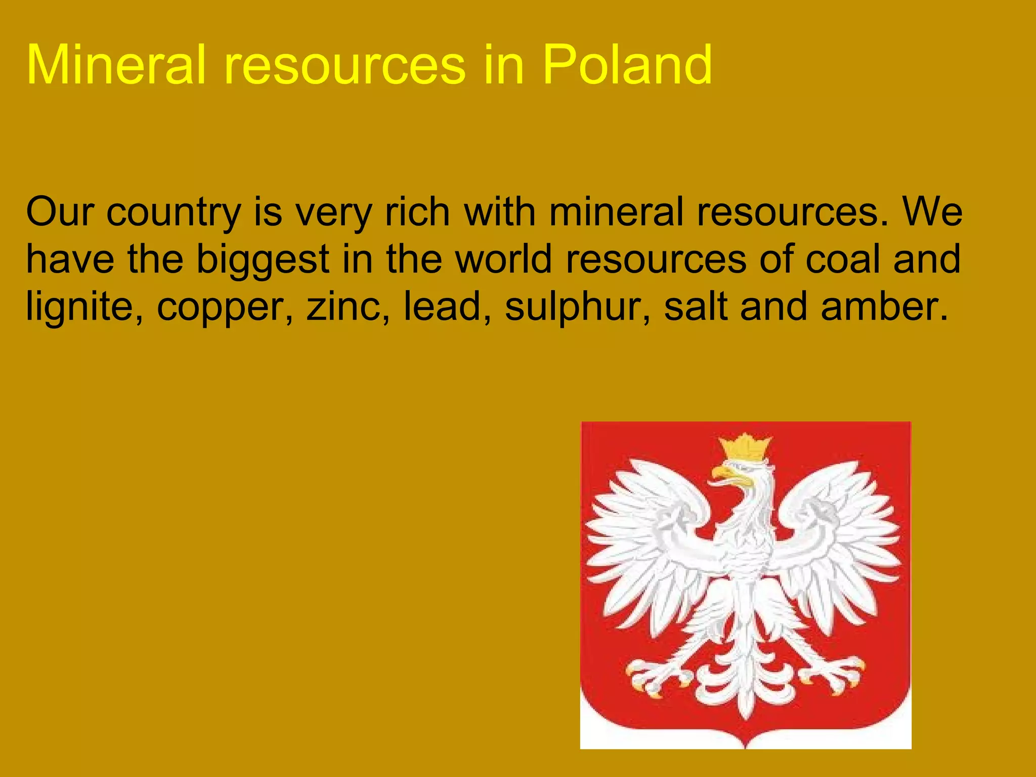 Mineral resources in_poland | PPT