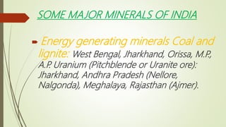 Mineral resources | PPTX | Commodities | Economy