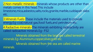 Mineral resources | PPTX
