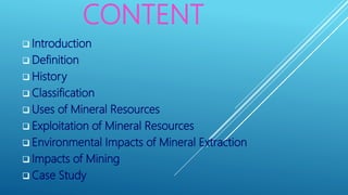 Mineral resources | PPT