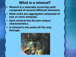 Minerals | PPT