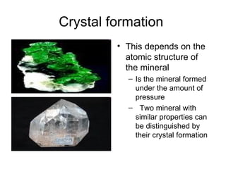 Minerals | PPT
