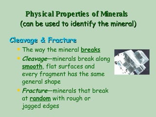 Minerals | PPT