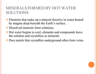 Minerals | PPT