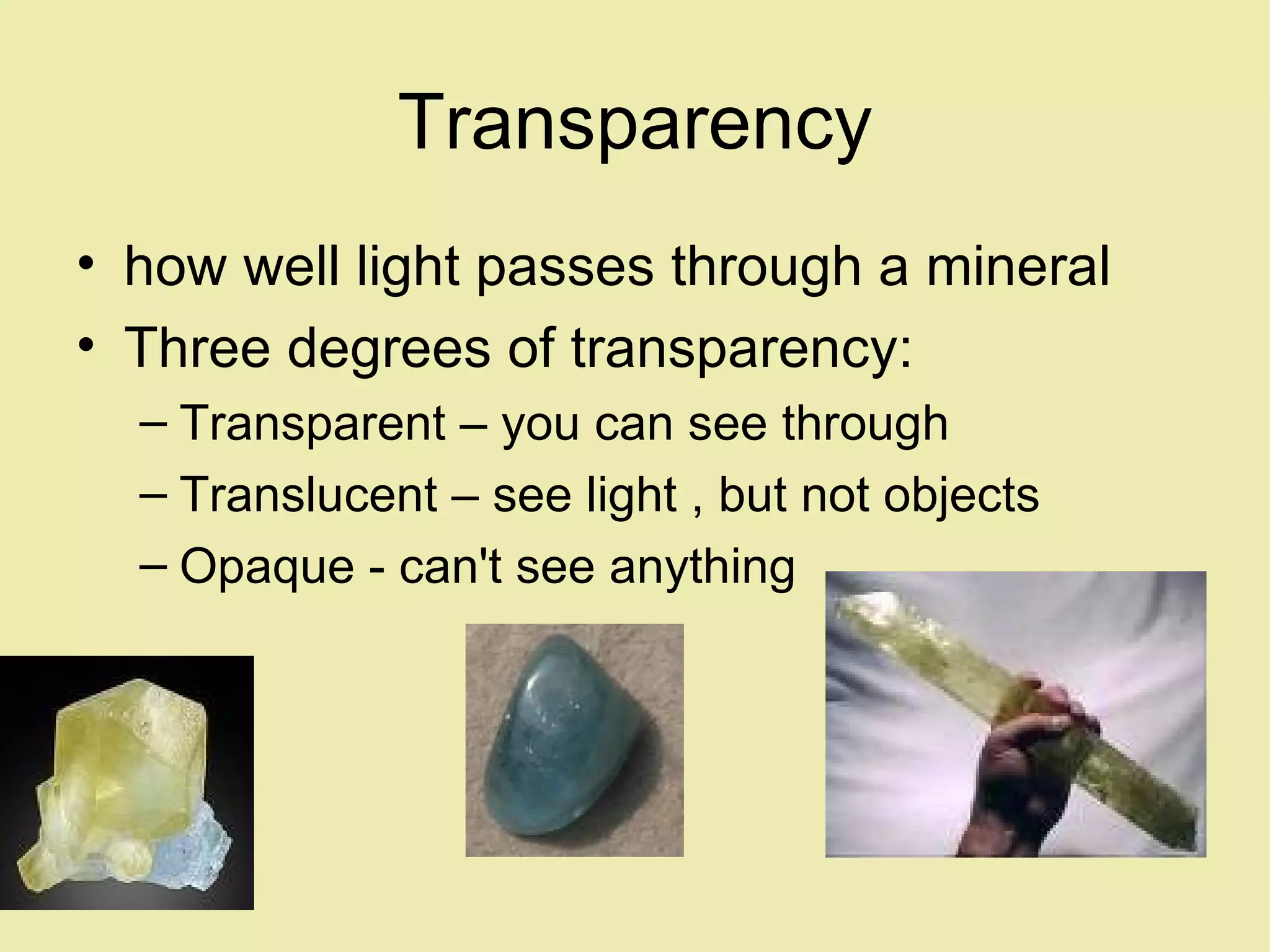 Minerals | PPT