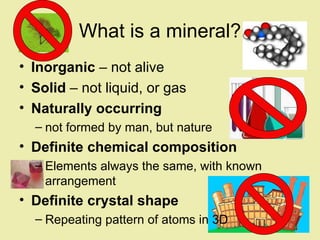 Minerals | PPT