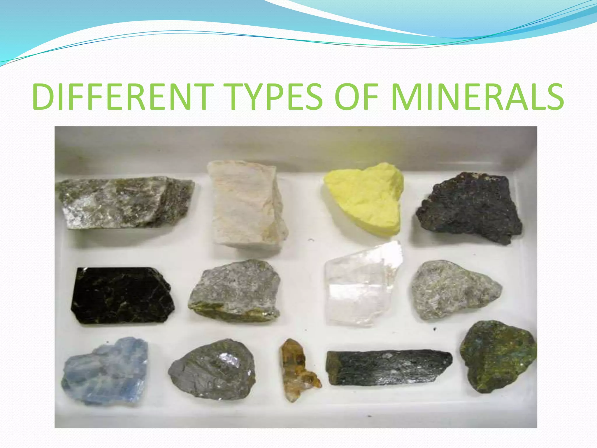 Minerals | PPT