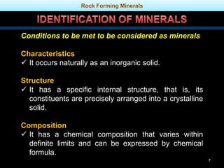 Minerals | PPTX