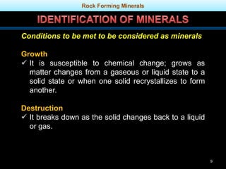 Minerals | PPTX