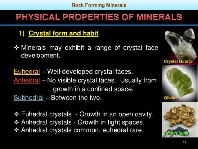 Minerals
