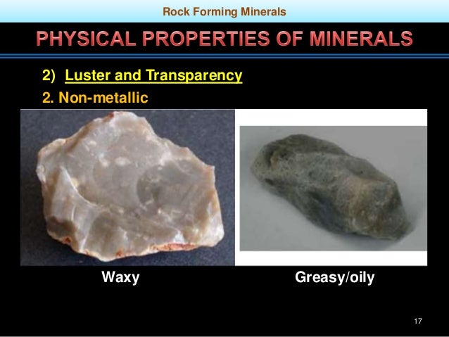 Minerals
