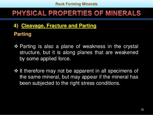 Minerals