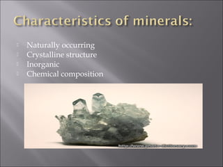 Minerals | PPT