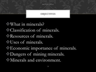Minerals | PPTX