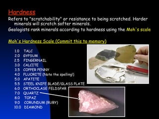 Minerals | PPT