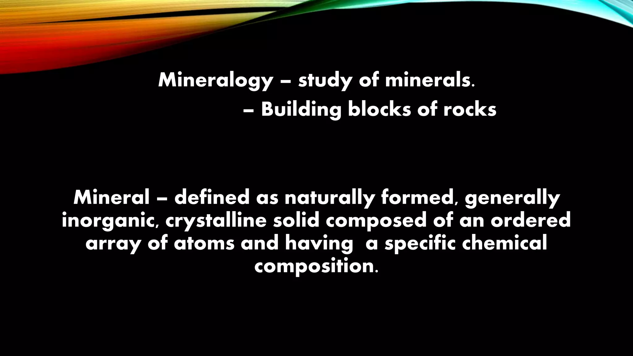 Earth and Life Science - Grade 11 (Minerals) | PPTX