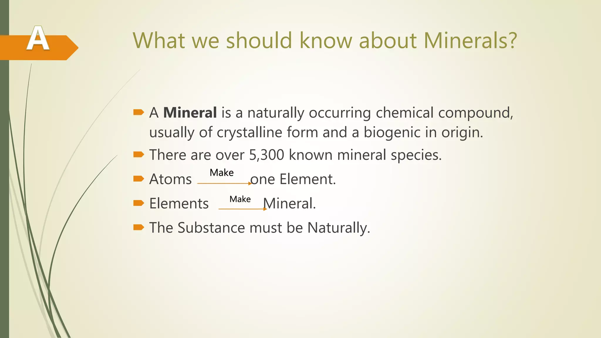 Minerals | PPT