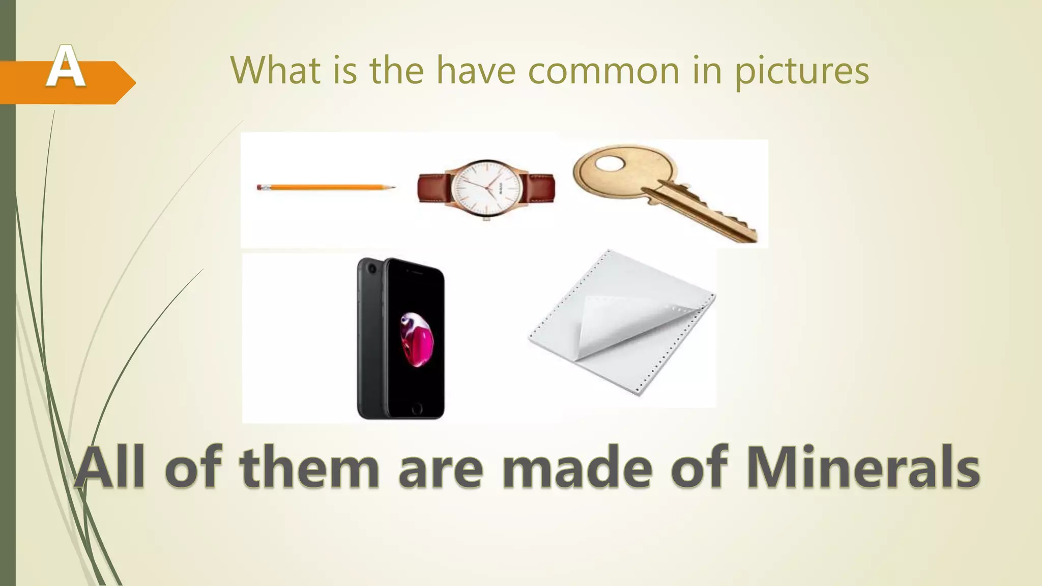 Minerals | PPT