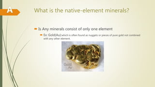 Minerals | PPT