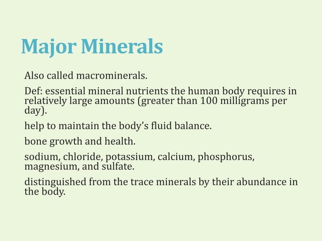 Minerals: Macro and Micro | PPTX