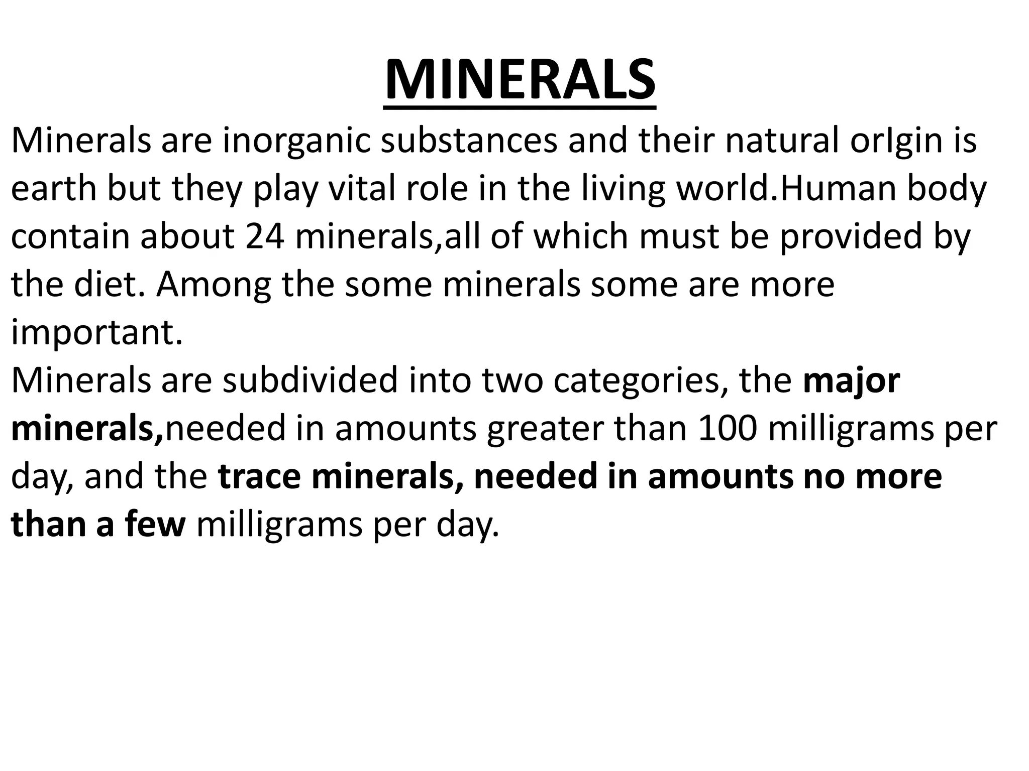 Minerals | PDF