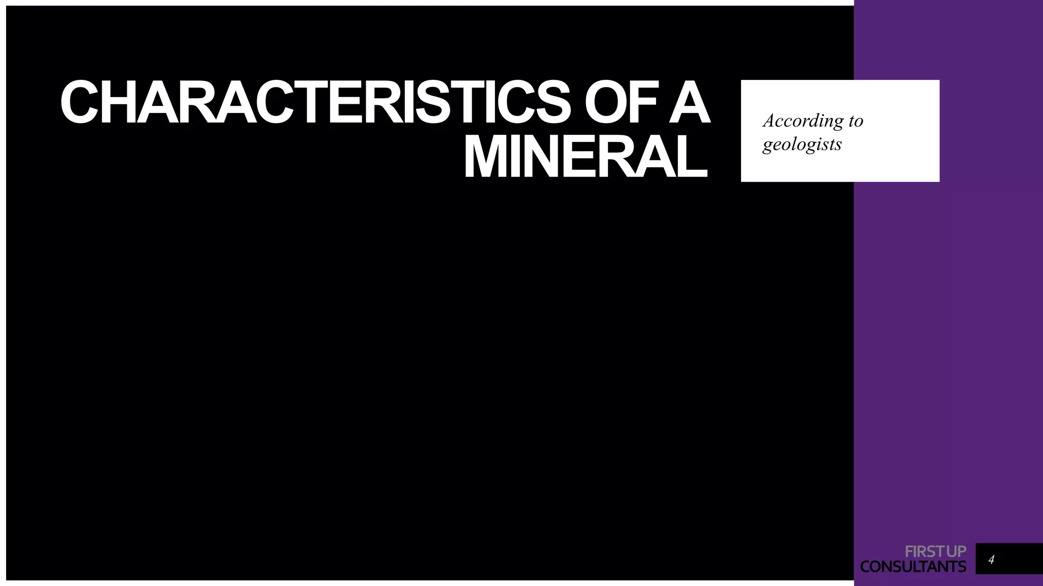The Characteristics of Minerals | PPT