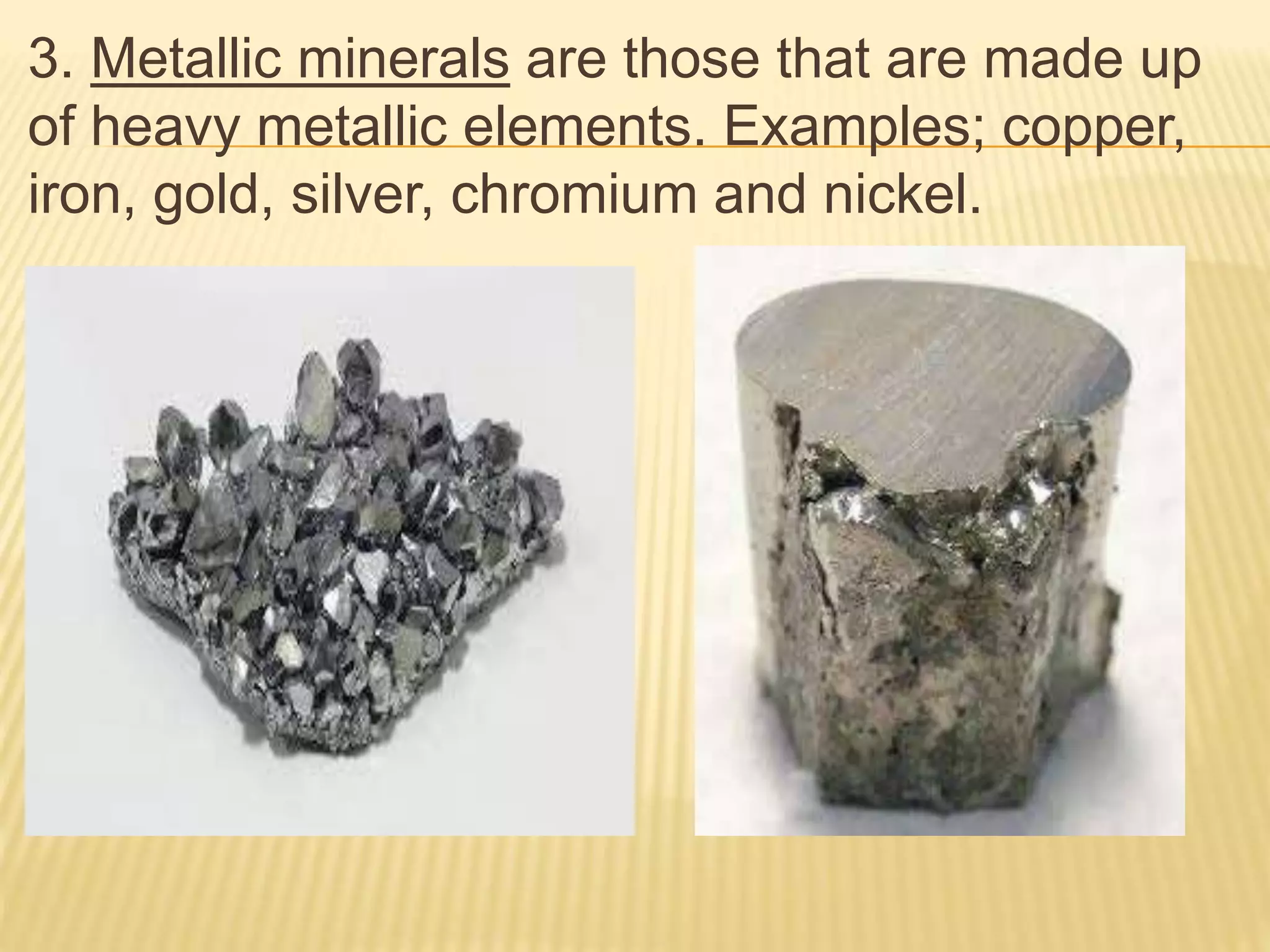 Minerals | PPTX | Chemistry | Science