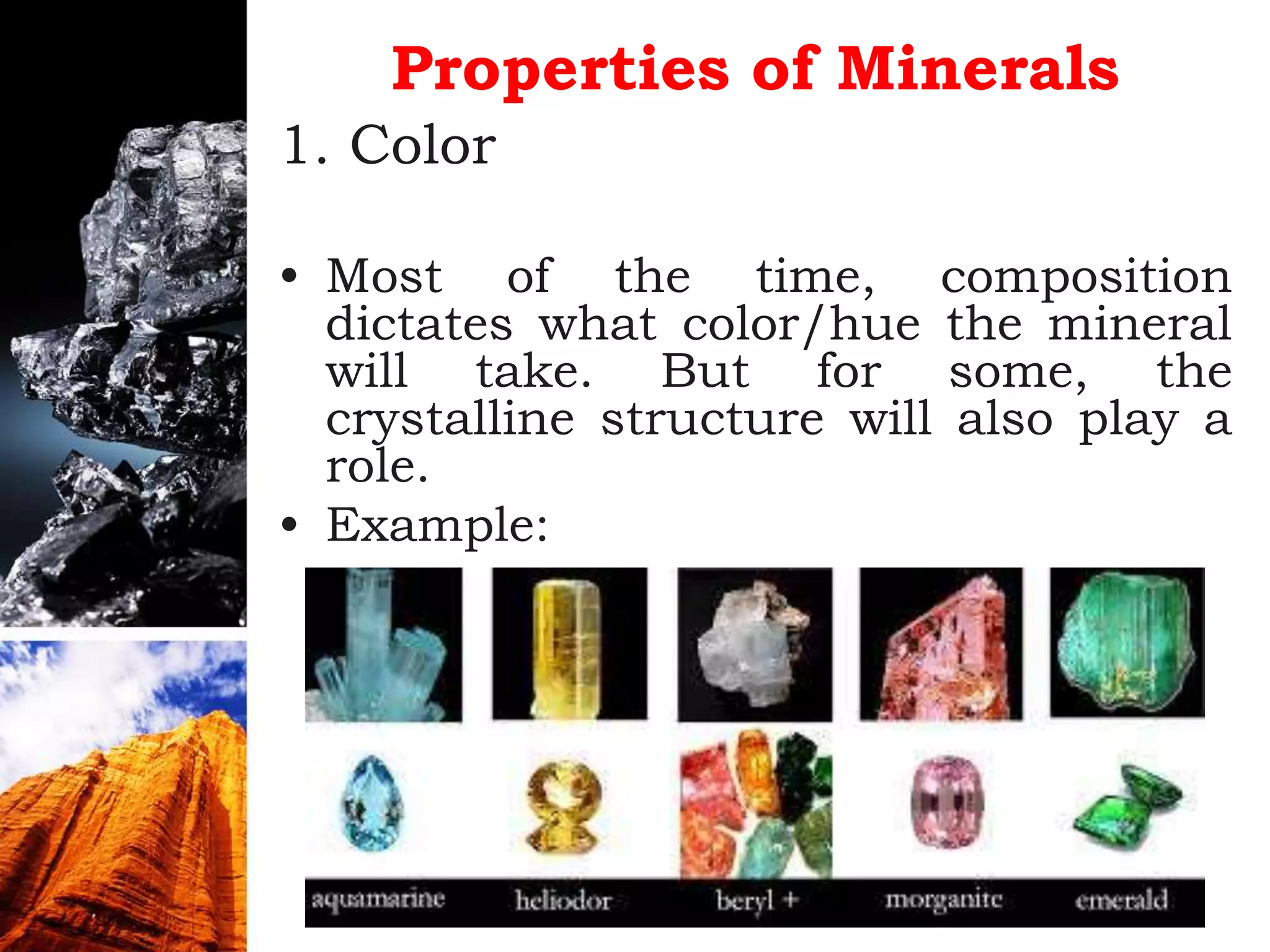 Earth and Life Science: Minerals (SHS) | PPTX