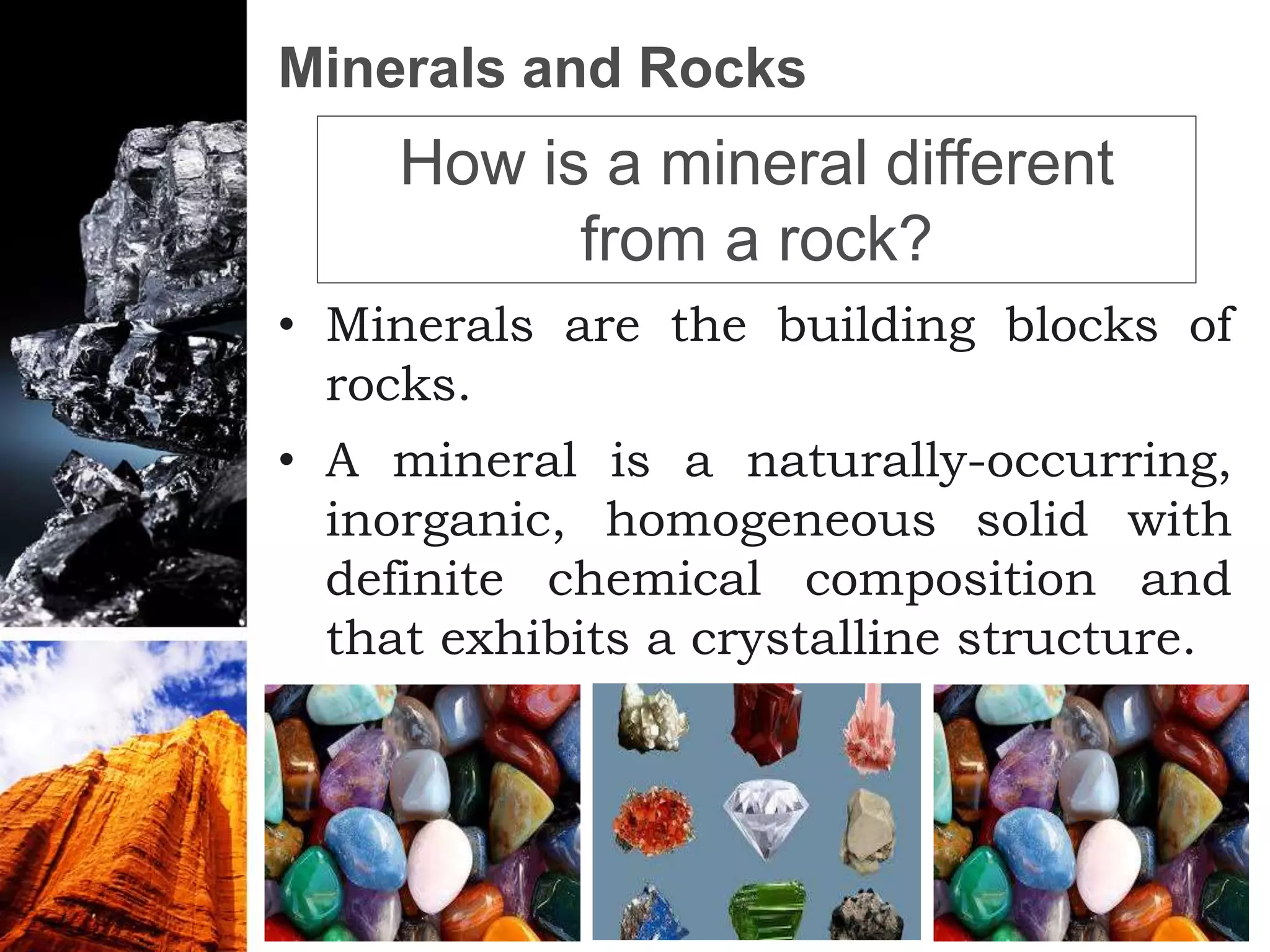 Earth and Life Science: Minerals (SHS) | PPTX