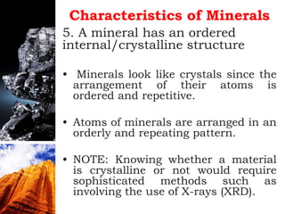 Earth and Life Science: Minerals (SHS) | PPTX