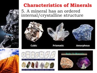 Earth and Life Science: Minerals (SHS) | PPTX