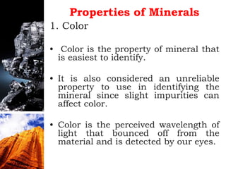 Earth and Life Science: Minerals (SHS) | PPTX