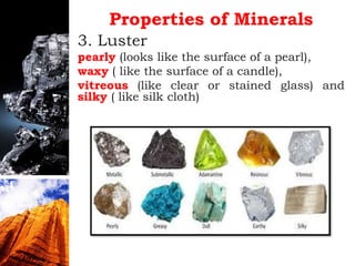 Earth and Life Science: Minerals (SHS) | PPTX