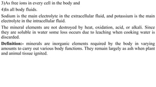 Minerals UNIT- V | PPTX