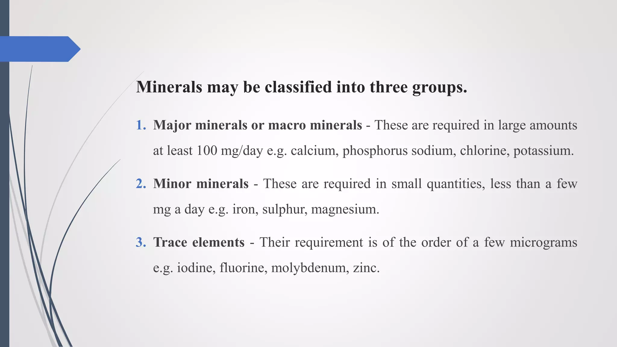 minerals.pptx | Nutrition | Healthy Living