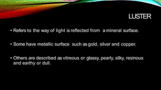 Minerals.pptx | Chemistry | Science