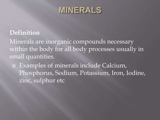 Minerals elements of various types by.ppt