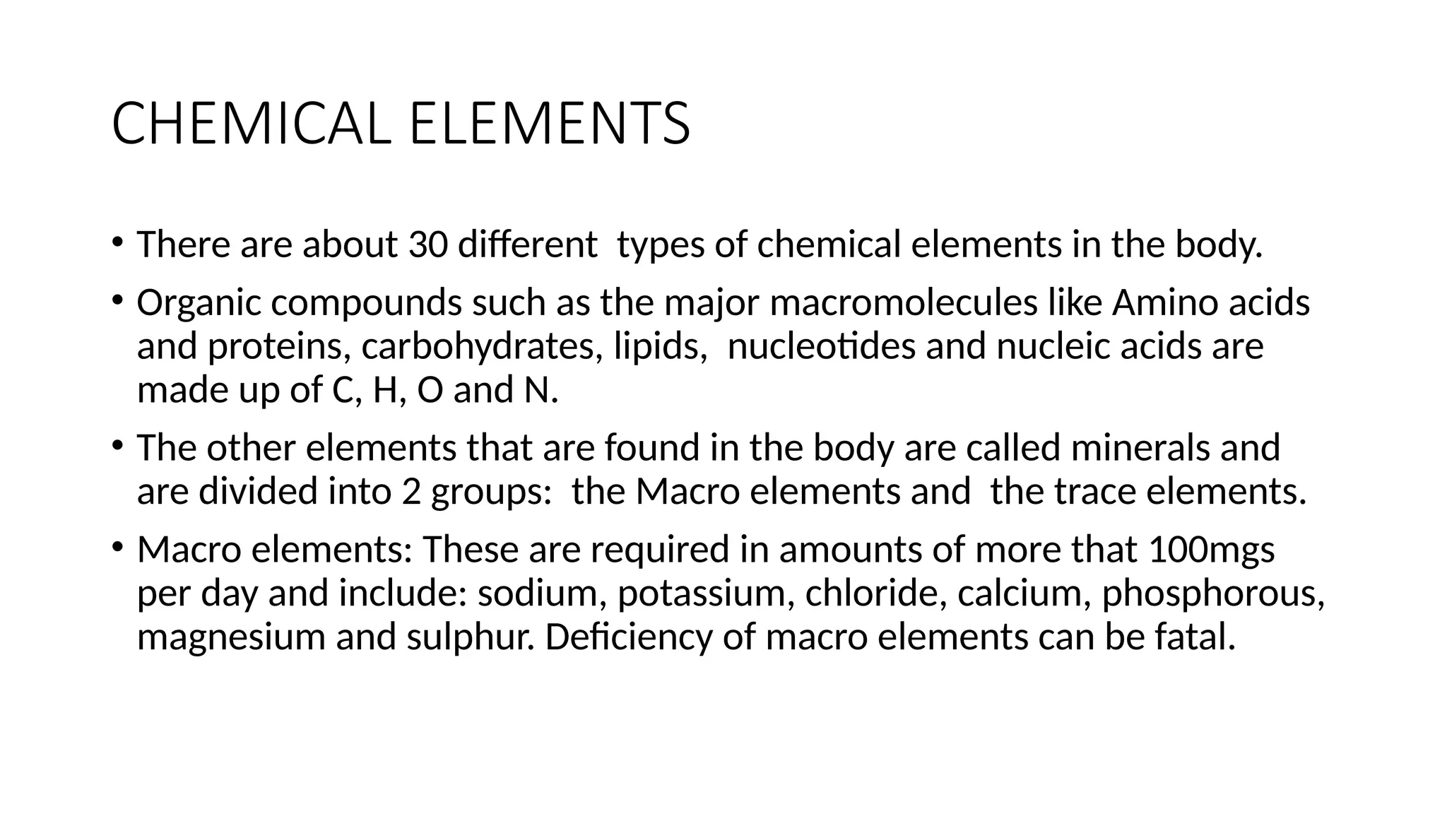 MINERALS. Biochemistry powerpoint presentation | PPTX | Nutrition ...