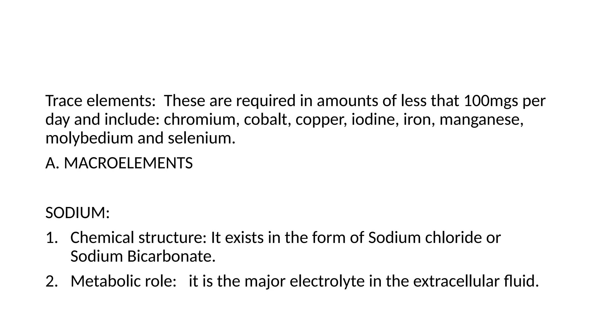 MINERALS. Biochemistry powerpoint presentation | PPTX
