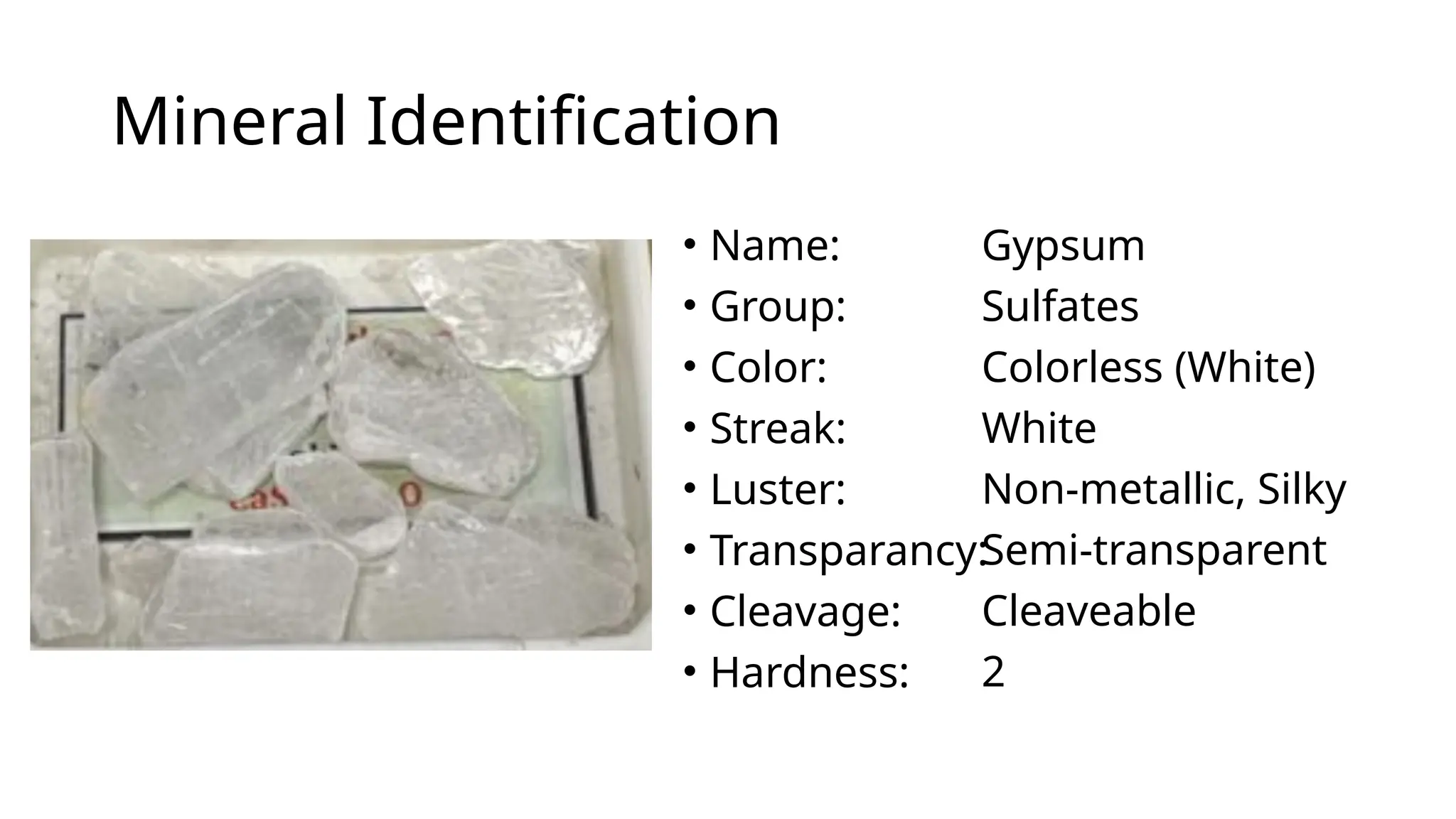 Minerals identification Physical Geology | PPTX | Geology | Science