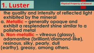 earth science topic : Minerals-and-rocks.ppt